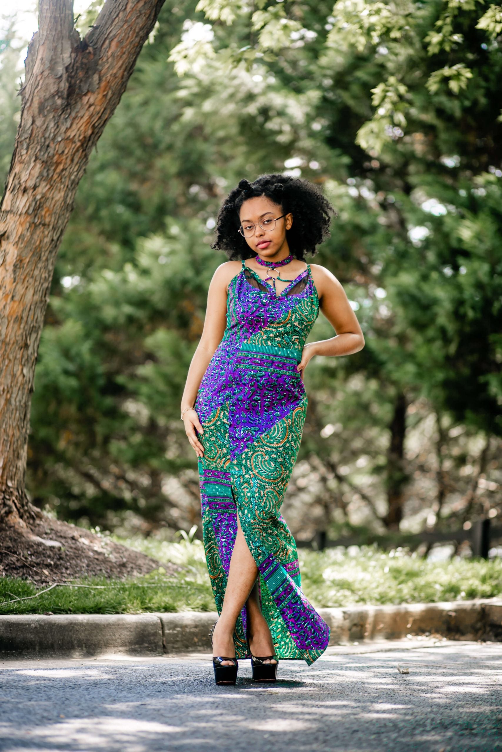 The African Print Mi Amor Maxi – AnnieLuv